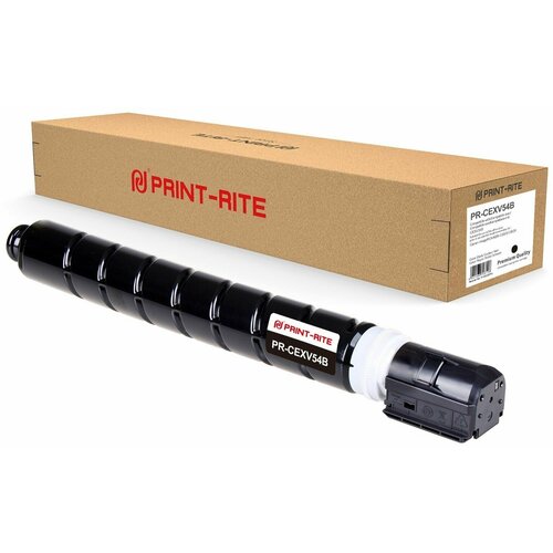 Print-Rite Тонер-картридж совместимый ПринтРайт Print-Rite PR-CEXV54B C-EXV54 Bk черный 15.5K