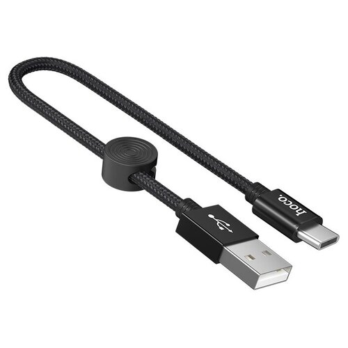 Кабель Hoco X35 Premium USB - USB Type-C, 0.25 м, 1 шт., чёрный