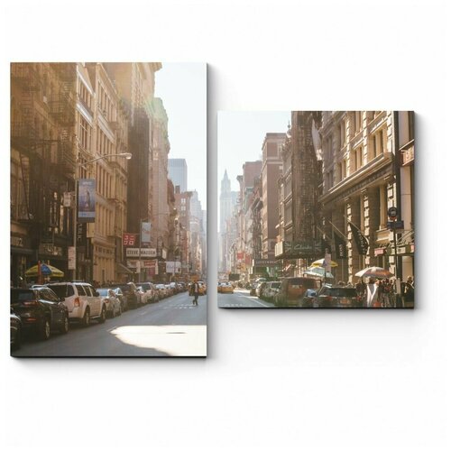 Модульная картина Дорогами Нью-Йорка60x45