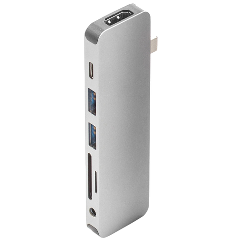USB-концентратор  HyperDrive Solo GN21D, разъемов: 7, Silver