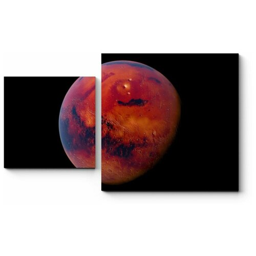 Модульная картина Огненная планета 110x66