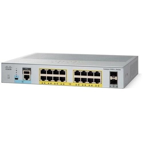 Коммутатор (свитч) Cisco (C1000-16P-2G-L)