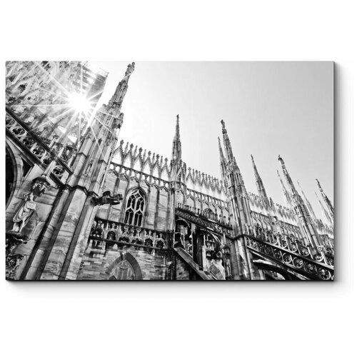 Модульная картина Миланский собор 30x20