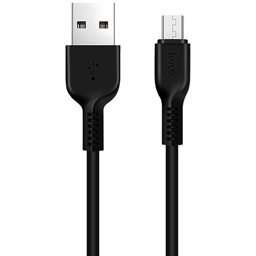 Дата-кабель Hoco X13 USB-MicroUSB (2.4 A), 1 м, черный