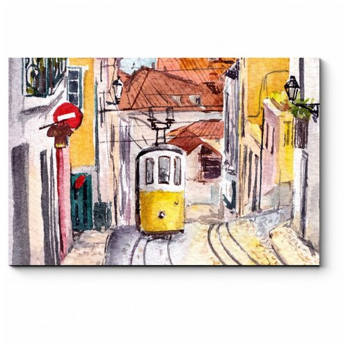 Модульная картина На узких улочках Лиссабона 90x60
