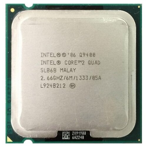 Процессор Intel Core 2 Quad Q9400 Yorkfield LGA775,  4 x 2667 МГц, OEM