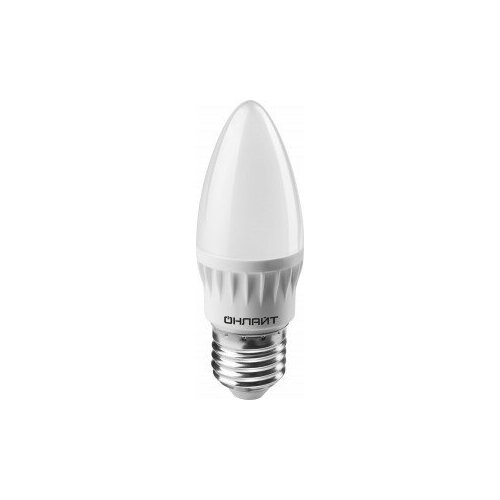 Светодиодная LED лампа онлайт свеча C37 E27 6W(480Lm) 6500K 6K 106x37 OLL-C37-6-230-6.5K-E27-FR 61129 (упаковка 16 штук)