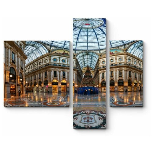 Модульная картина Внутри галереи Виктора Эммануила, Милан130x107