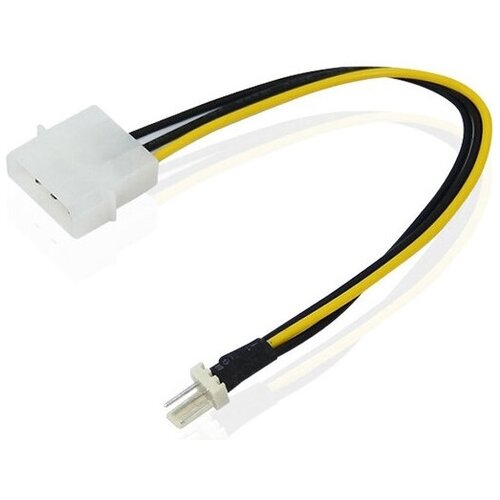 Кабель переходник Molex 4 (F) - Molex KK 254 3 (F) 10880, 0.2 м, питание вентилятора