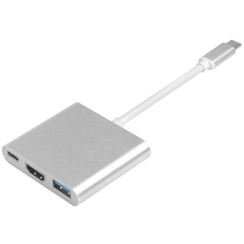 Greenconnect переходник USB Type C , M/F+HDMI F+USB 3.0 F