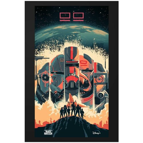 Постер / Плакат / Картина Звездные войны: Бракованная партия 60х90 см в раме