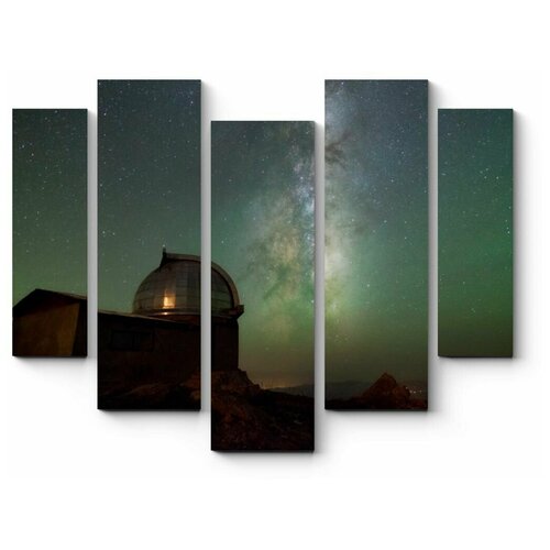 Модульная картина Обсерватория под звездами 201x163