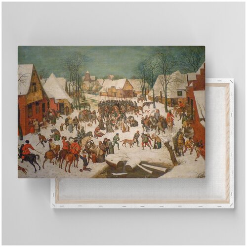 Картина на холсте с подрамником / Pieter Bruegel / Питер Брейгель - Избиение младенцев