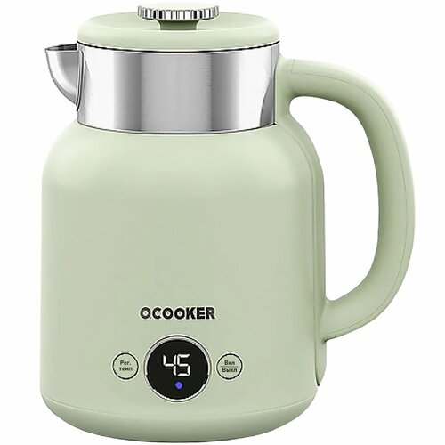 Электрический чайник Qcooker Retro Electric Kettle 1.5L Зелёный CR-SH1501-G