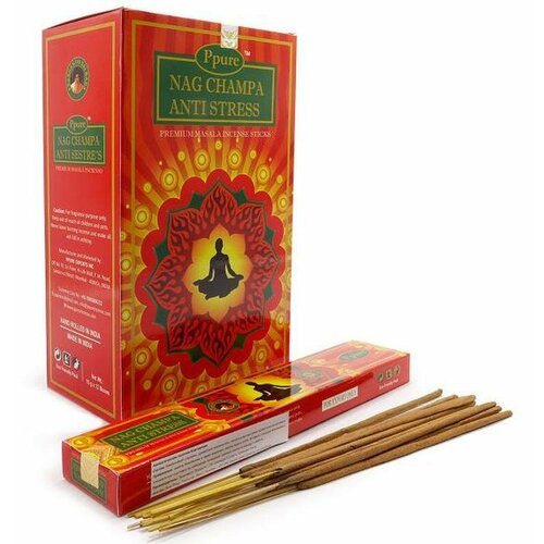 Благовония Ppure NAG CHAMPA Anti Stress 15 г