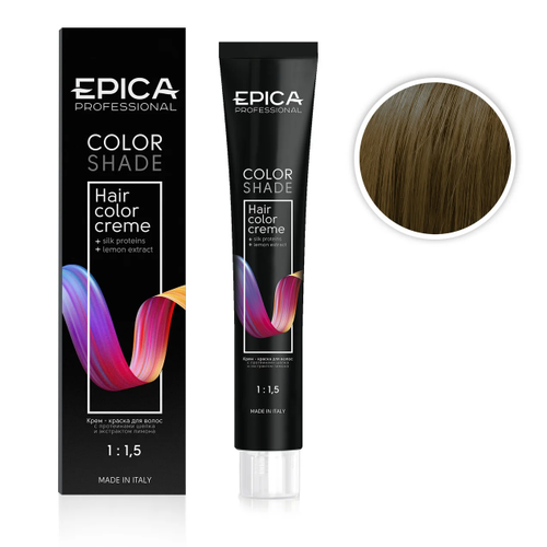 EPICA PROFESSIONAL, COLORSHADE, Крем-краска для волос, тон 7.05 русый теплый шоколад, 100 мл