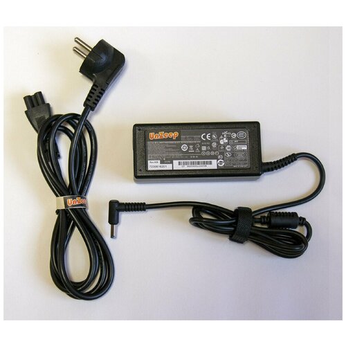 Для HP 15-bs045ur Зарядное устройство UnZeep блок питания ноутбука (адаптер + сетевой кабель)
