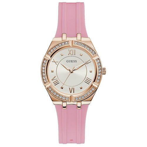 Наручные часы GUESS Sport GW0034L3, золотой, розовый