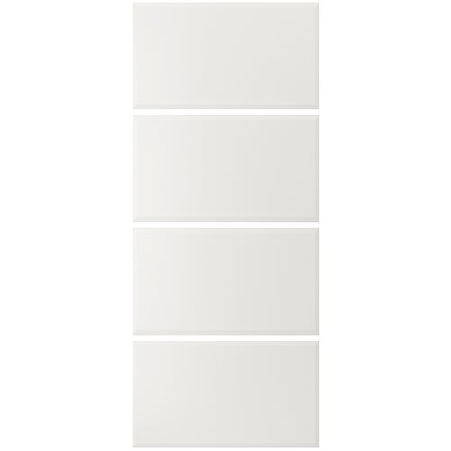 Горизонтальная панель ИКЕА ТЬЁРХОМ 100x236 см, 4 шт., белый