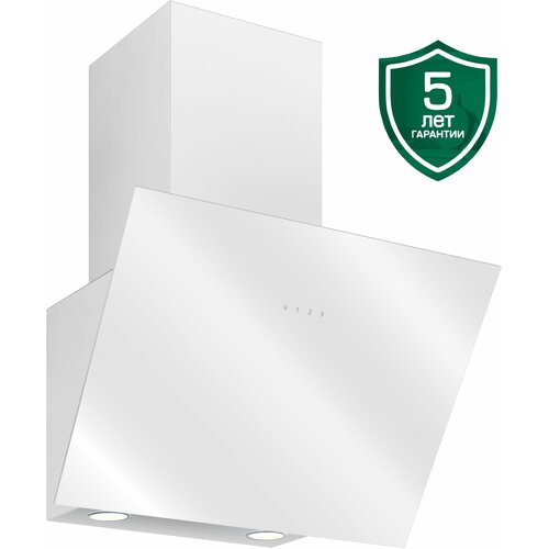 Кухонная вытяжка наклонная белая ELIKOR Антрацит 60П-650-Е3Д 59 см.