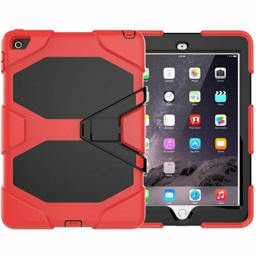 Противоударный, защитный чехол для iPad 10.2 (2019) / iPad 10.2 (2020), iPad 10.2 (2021), METROBAS CASE, красный