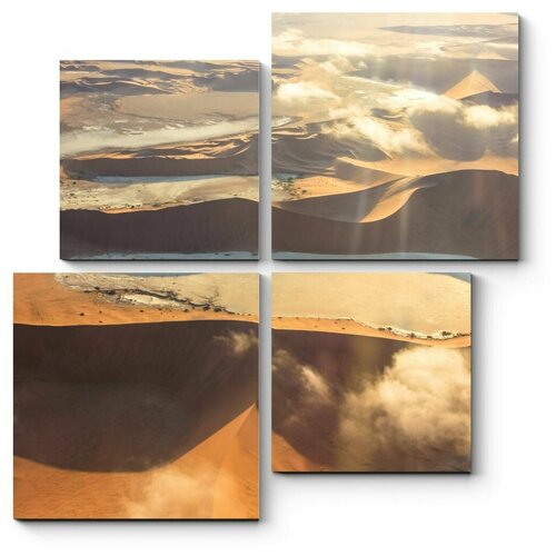 Модульная картина Вид на пустыню в Намибии 110x110