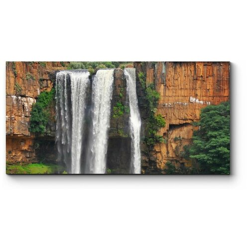 Модульная картина Потрясающий водопад, Мпуланга, Южная Африка180x90