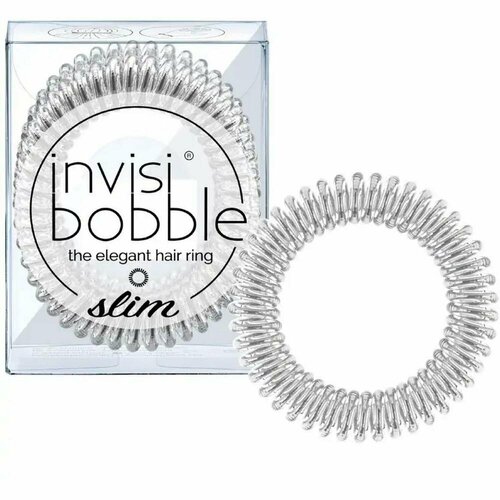 Invisibobble Резинка-браслет для волос SLIM Chrome Sweet Chrome