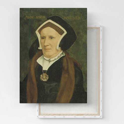 Картина на холсте, репродукция / Ганс Гольбейн - Lady Butts, the Younger / Размер 30 x 40 см