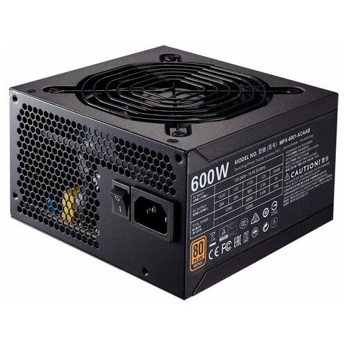 Блок питания Cooler Master MWE Bronze 600W черный