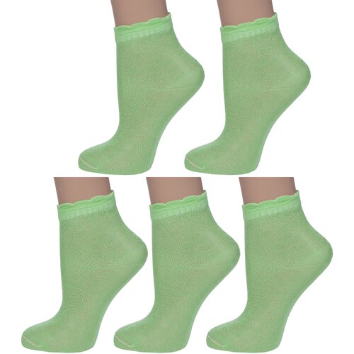 Носки LorenzLine 5 пар, размер 12-14, зеленый