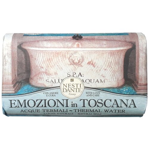 Nesti Dante Мыло кусковое Emozioni in Toscana Thermal water, 250 г