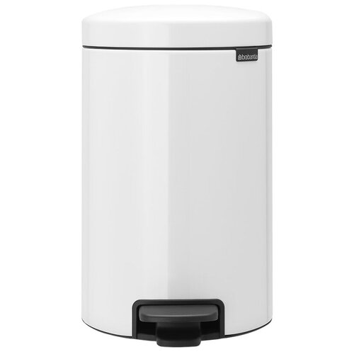 Ведро Brabantia NewIcon с пластиковым ведром, 12 л white 40 см 32.5 см 12 л круглая 24 см