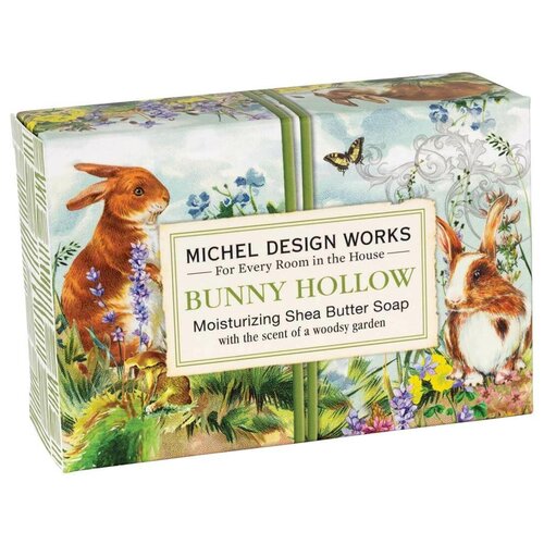 Michel Design Works Мыло кусковое Bunny Hollow, 127 г