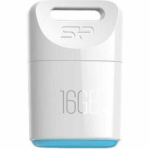 Комплект 2 штук, Флеш-память Silicon Power Touch T06 16Gb/USB 2.0/Белый (SP016GbUF2T06V1W)
