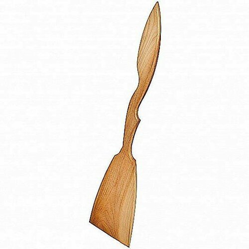 Лопатка кулинарная деревянная для тефлона из можжевельника Древесник большая кпр027