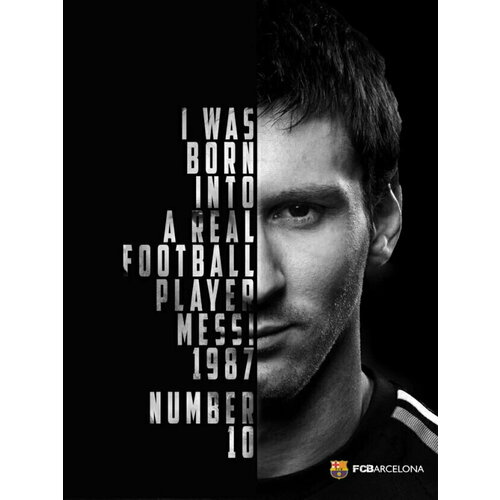 Плакат, постер на холсте Lionel Messi/Лионель Месси/спорт. Размер 21 х 30 см