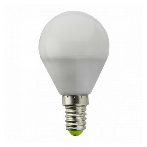 Лампа (LED), цоколь E14, 4Вт, Люкс, цвет свечения дневной белый, комплект 5 штук