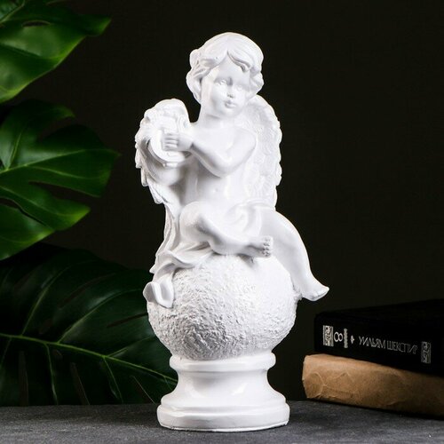 Хорошие сувениры Фигура "Ангел на шаре с арфой" 32х13 см
