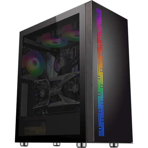 Компьютер GANSOR OPTIMAL-3532913 AMD Ryzen 9 7900X 4.7 ГГц, B650M, 16Гб DDR5 4800 МГц, SSD M.2 120Гб, HDD 1Тб, GTX 1660 SUPER 6Гб (NVIDIA GeForce), 700Вт