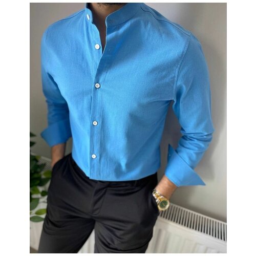 Рубашка SKOS Fashion, размер M, синий