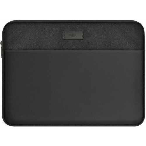 Сумка для ноутбука до 14.2 дюймов WiWU Minimalist Laptop Sleeve для Macbook Air 2020 - Черная