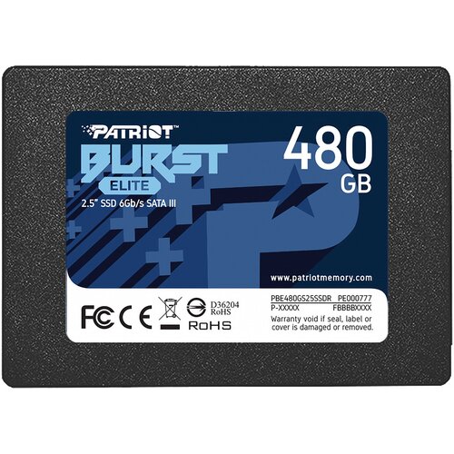 SSD накопитель Patriot BURST ELITE SATA 2.5 480GB