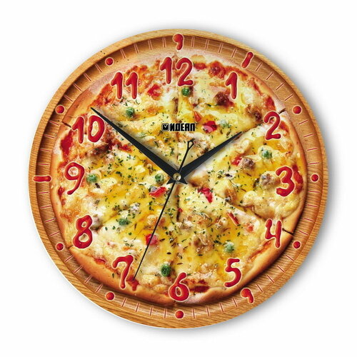 Настенные часы Пицца с томатом (-)