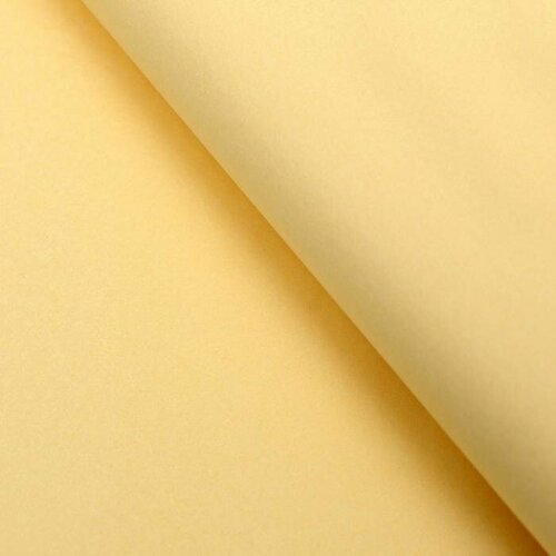 Бумага упаковочная тишью, светло-желтый, 50 х 66 см 10 шт