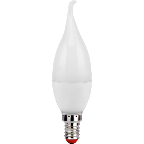 Светодиодная LED лампа Pulsar Свеча E14 6W(560lm) 4000K 124x37 пластик/алюминий противоудар. ALM-CF-6E14-4000-2
