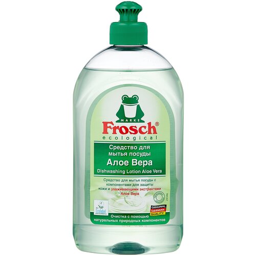 Frosch Средство для мытья посуды Алоэ вера, 0.5 л, 0.5 кг