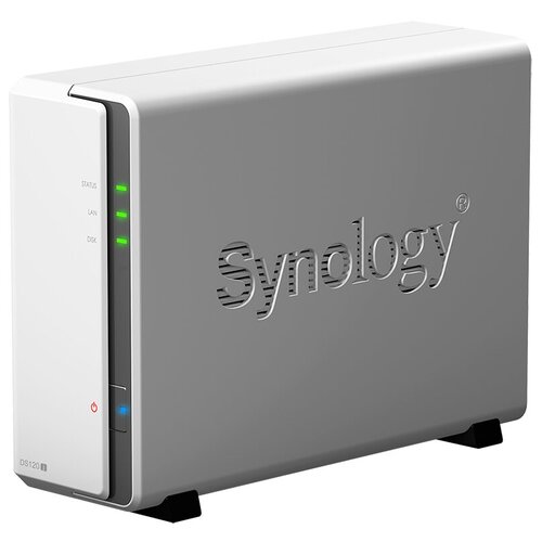 Сетевое хранилище Synology DS120j белый