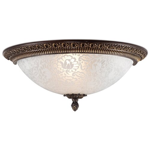 Настенно-потолочный светильник Odeon Light Maipa 2587/3A, G9, 180 Вт, кол-во ламп: 3 шт., цвет арматуры: бронзовый, цвет плафона: белый