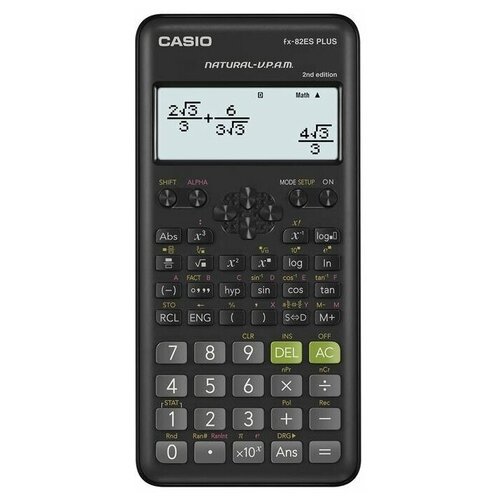Калькулятор научный CASIO FX-82ES PLUS 2nd edition, черный